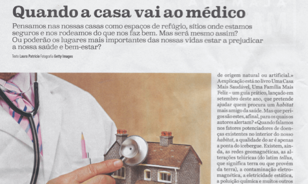 Reportagem na revista Notícias Magazine sobre o livro “Uma Casa Mais ...